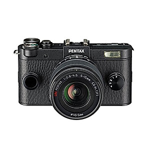 Pentax PENTAX Q-S1 02 Zoom Kit (Black) 12.4MP Mirrorless Digital Camera with 3-Inch LCD (Black)