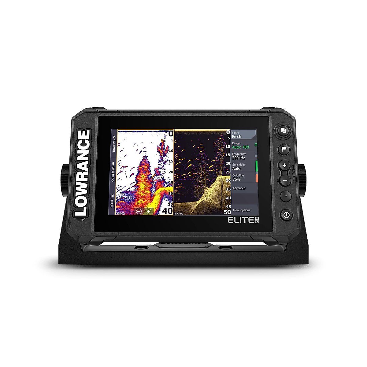 Lowrance Elite FS 7 Fish Finder with Active Imaging 3-in-1 Transducer, Preloaded C-MAP Contour+ Charts