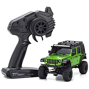 Kyosho Mini-Z 4x4 Jeep Wrangler w/Accessories Green KYO32528GR Cars Electric Kit Other