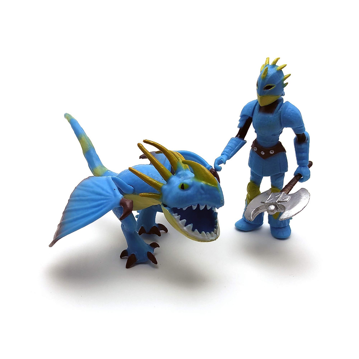 Toysvill Vikings & Dragon Toys Action Figures (Light Fury, Night Fury, Deathgripper, Monstrous Nightmare, Deadly Nadder, Hiccup, Astrid Hofferson, Snotlout Jorgenson) SET 8 PCS