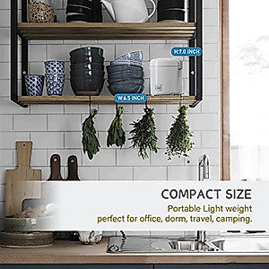 Rice Cooker Small 1-1.5 Cups Uncooked(3 Cups Cooked), Mini Rice Cooker with Removable Nonstick Pot, One Touch&Keep Warm Function, Travel Rice Cooker for Soup Grain Oatmeal Veggie, White