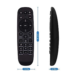 Replacement Remote Control fit for JBL 5.1 Soundbar JBL 3.1 Soundbar JBL 2.1 Soundbar JBL 9.1 Soundbar JBL 2.0 Soundbar JBL JBL2GBAR51IMBLKAM Bar 5.1 Surround Sound Bar System with Battery