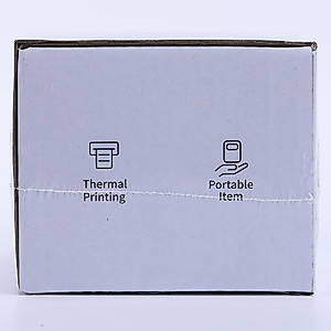 Phomemo M110 Label Makers - Portable Bluetooth Thermal Label Maker Printer for Barcode, Clothing, Jewelry, Retail, Mailing, Compatible with Android & iOS System, with 1pack 40×30mm Label, Black