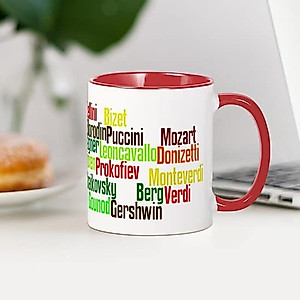 CafePress Opera Composers Mug Ceramic Coffee Mug, Tea Cup 11 oz