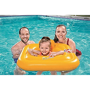Bestway Swim Safe Swim Seat, Yellow, 1-2 Years, Square