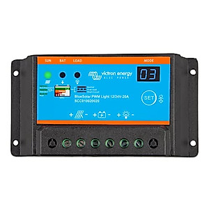 Victron Energy BlueSolar PWM-Light 12/24-Volt 30 amp Charge Controller