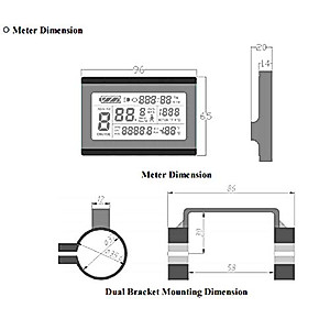 HALLOMOTOR 24V 36V 48V 750W 30A Sine Wave Controller Regenerative Electric Bike with KT LCD3 Display Reverse Function (36V 48V Universel)