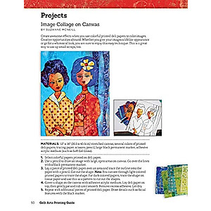 Gelli Arts (R) Printing Guide: Printing Without a Press on Paper and Fabric Using the Gelli Arts (R) Plate (Design Originals) 32 Beginner-Friendly Step-by-Step Projects, Techniques, and Inspiration