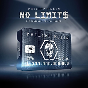 Philipp Plein – Eau de Parfum No Limits 90 ml – Parfum Homme – Notes Orientales et Boisées – Un Tatouage Olfactif Indélébile et Sensuel – Boisé Oriental – Flacon en Verre Laqué Noir