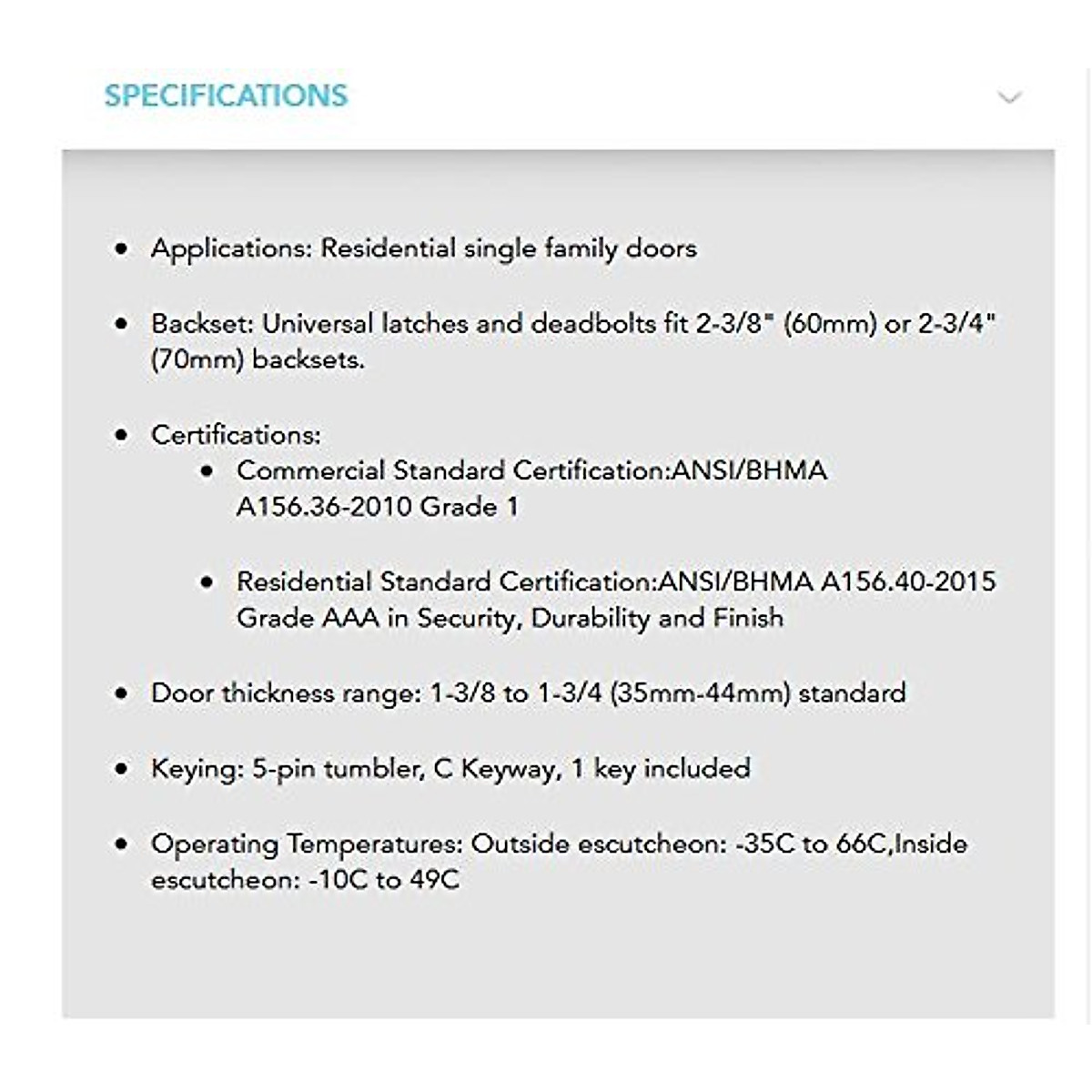 Schlage Connect Century Touchscreen Deadbolt Smart Lock w/ Alarm (Matte Black)