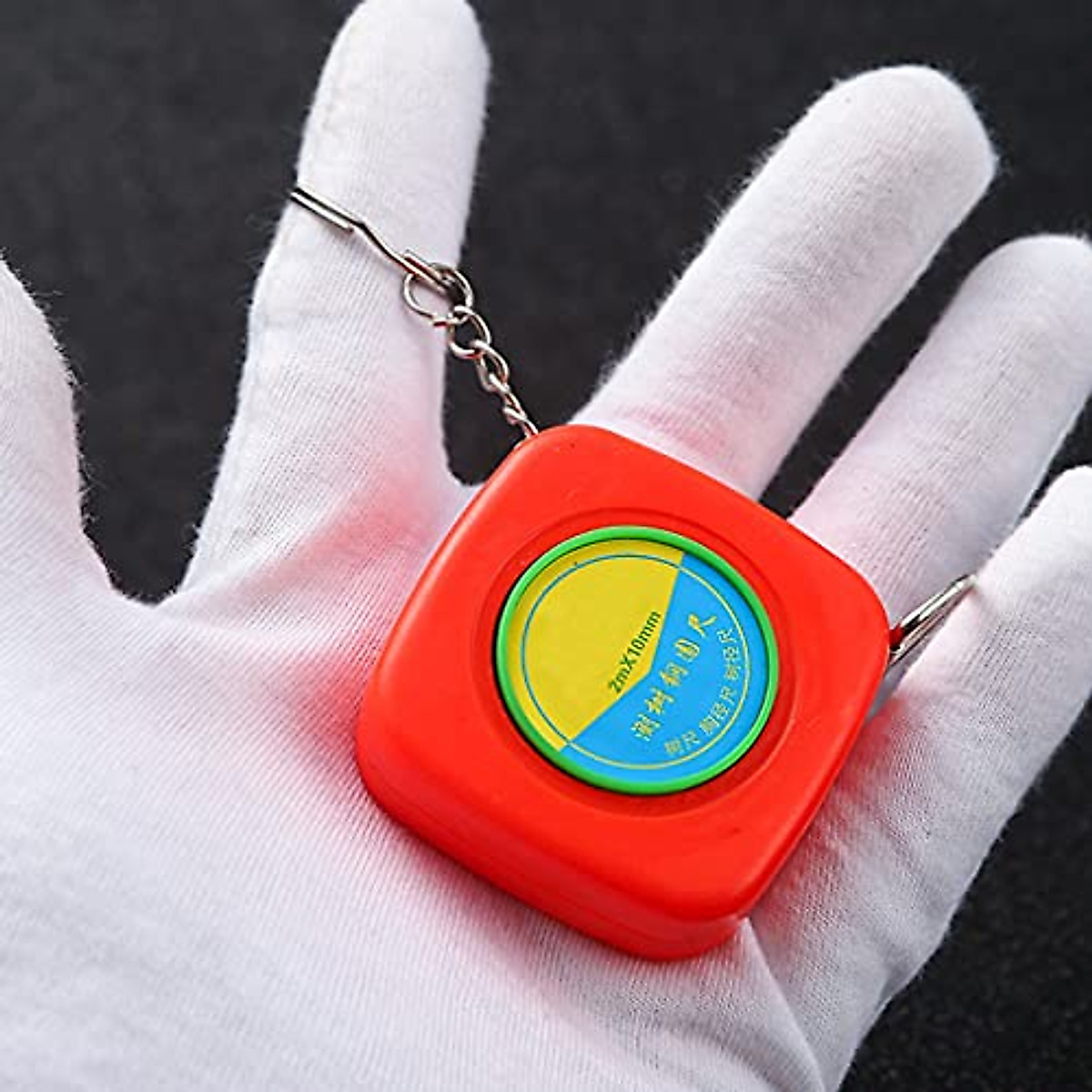 appuivbt 1pc Metal Tree Diameter Tape Measure,Diameter Circumference Tape Measure - Imperial and Metric,2m,Color Random