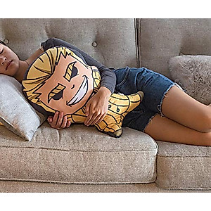 Official My Hero Academia Character Pillow - 20-Inch All Might Doll Body Replica - Gift for Friends, Family, and Fans - Bed, Couch, Room Decoration - Soft Throw Cushion - Licensed Merchandise