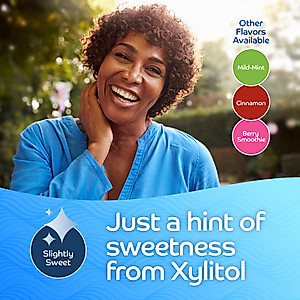 Oracoat XyliMelts Dry Mouth Relief Moisturizing Oral Adhering Discs 40 Count, 2 Pack, Slightly-Sweet with Xylitol, for Dry Mouth, Stimulates Saliva