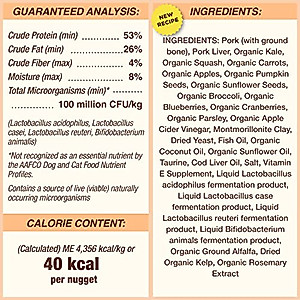 Primal Freeze Dried Cat Food Nuggets Pork, Complete & Balanced Scoop & Serve Healthy Grain Free Raw Cat Food, Crafted in The USA (14 oz)
