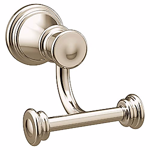 Moen YB6403NL Belfield Double Robe Hook, 36-Inch, Polished Nickel