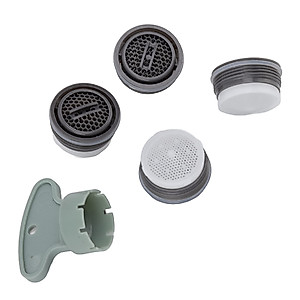 5pcs M20 Professional Faucet Aerators with Spanner - Bathroom & Kitchen Faucet Replacement Part, Restrictor, Compatible with, ,