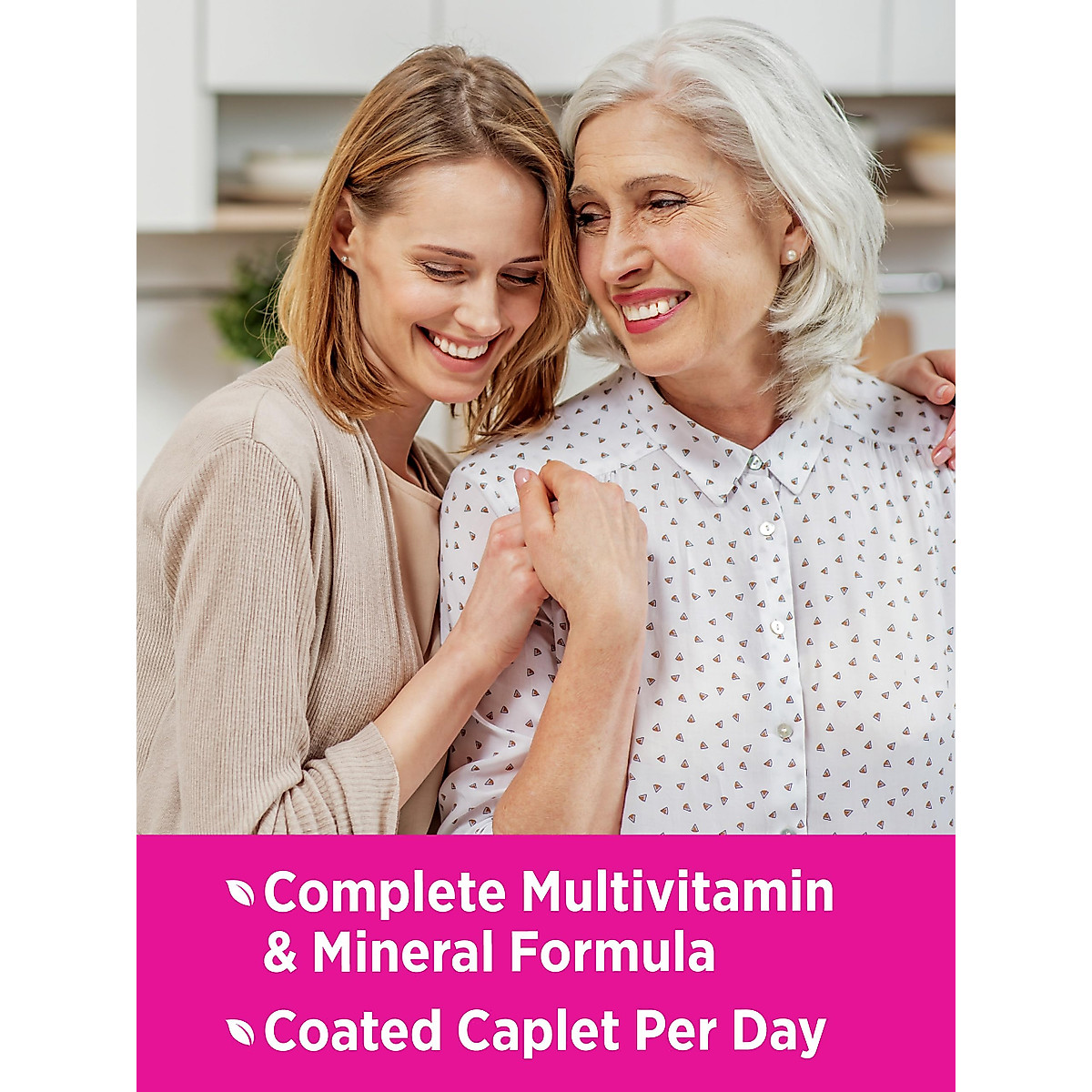 Multivitamin For Women | 100 Caplets | Non-GMO & Gluten Free | Adult ABC Complete Multivitamin | By Nature's Truth