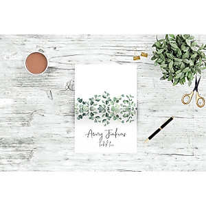 Your Main Event Prints Eucalyptus Tent Cards - Food Labels for Buffet and Decorations - Perfect for Birthdays, Baby Showers, Parties - Pack of 50