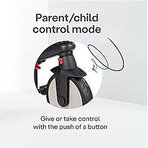 smarTrike STR5 6 in 1 Modular Foldable Toddler Stroller Tricycle Combination with 1 Hand Steering, Shock Absorbency, and 5 Point Harness, Gray Melange