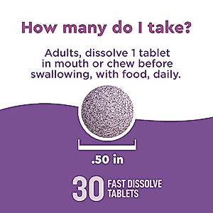 Nature Made Wellblends Elderberry with ImmuneCare, Vitamin D3 and Zinc, with Elderberry Flavor, 30 Fast Dissolve Tablets