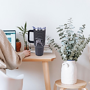 PERRIFIC Sloth Mug 30 oz Tumbler With Handle and Straw Lid - Leak Proof Insulated Travel Mug for Hot and Cold Drinks - Birthday Gifts for Women, Stainless Steel Cup