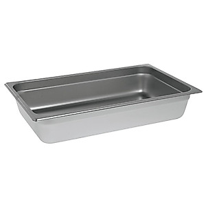 HUBERT Steam Table Pan Hotel Pan Full Size Stainless Steel - 4&quot; D