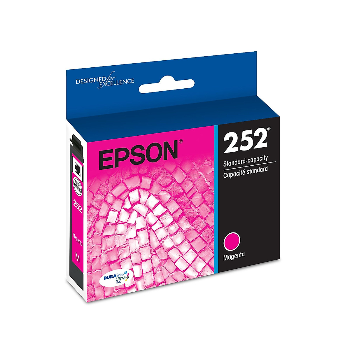 EPSON T252 DURABrite Ultra Ink Standard Capacity Magenta Cartridge (T252320-S) for select Epson WorkForce Printers