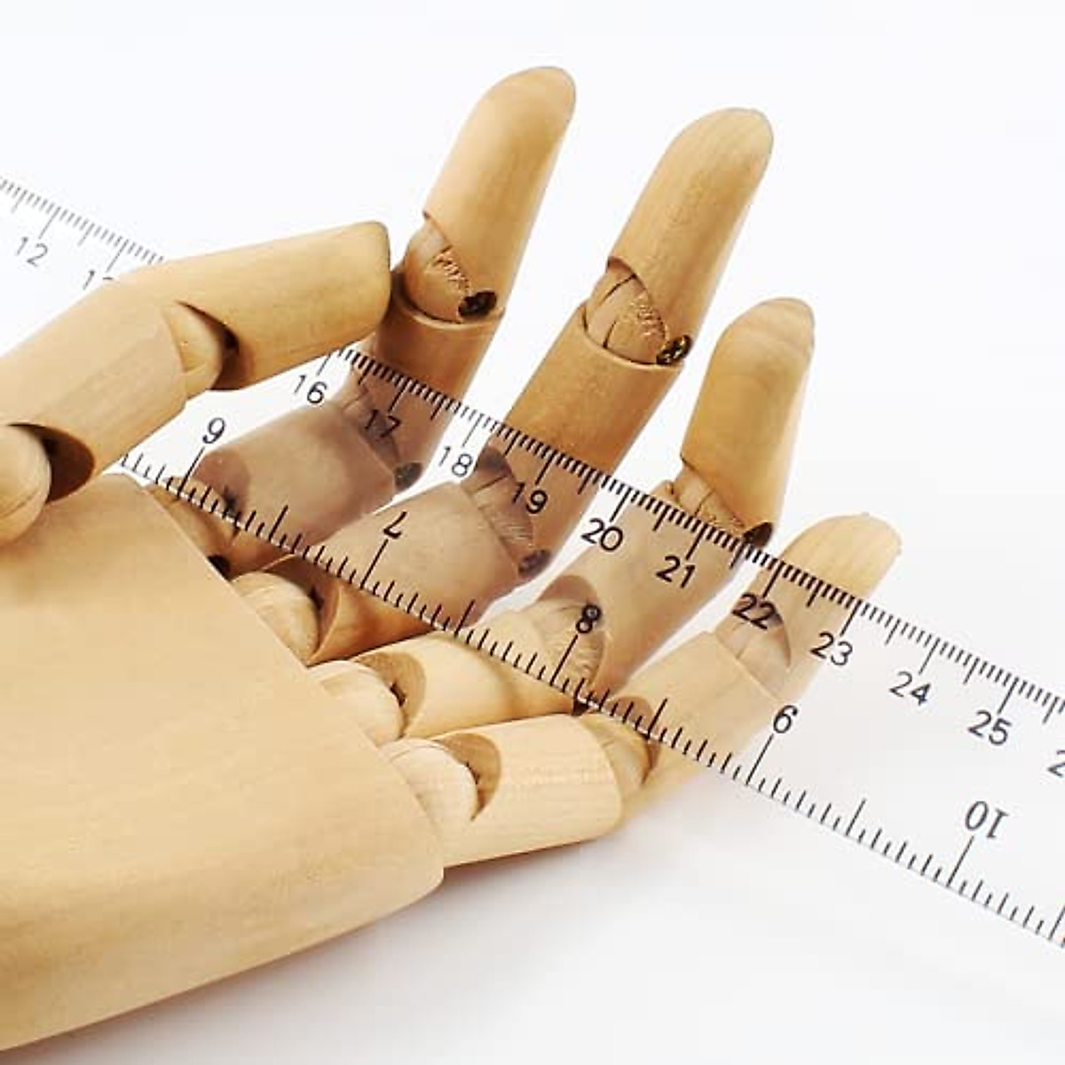 BokWin 12 Inch/ 30 cm Junior T-Square Plastic Transparent T-Ruler，Drafting T Square Inch Metric T-Square Measuring Scale Ruler for Art Framing and Drafting