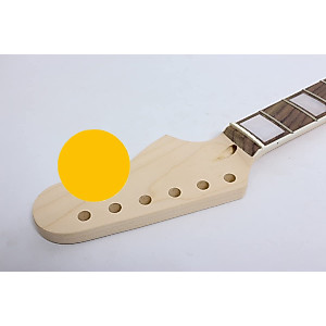 Yinfente Guitar Neck 22fret 25.5inch Canada Maple Rosewood Guitar Fretboard Block Inlay Big Head DIY guitar replacement (25.5inch)