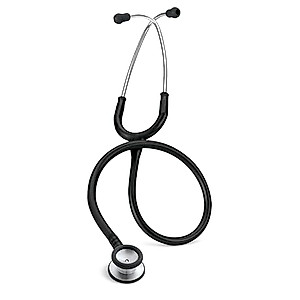 3M Littmann Stethoscope, Classic II Pediatric, Black Tube, Stainless Steel Chestpiece, 28 inch, 2113