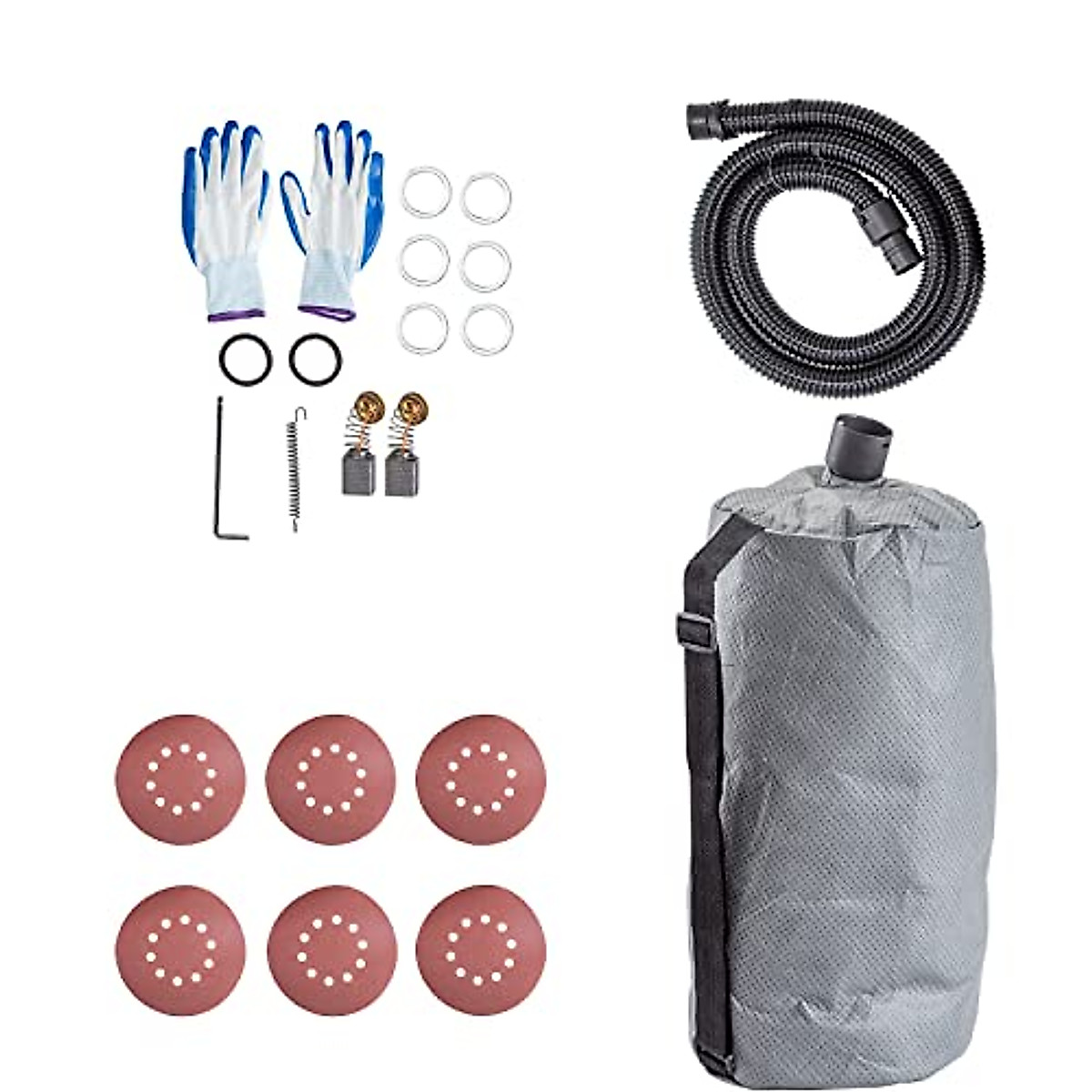 Mophorn Drywall Sander 850W, Electric Drywall Sander, Variable Speed 800-1750 RPM, Foldable Sheetrock Sander, with Telescope Handle, Electric Sander, with LED Strip Light and Vacuum Bag, Wall Sander