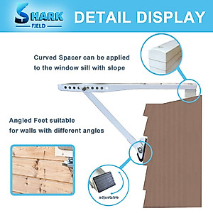 Air Conditioner Support Bracket, Premium AC Window Bracket, Up to 85 lbs. (White)