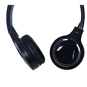 TOPXCEGUU A10 IR Wireless Headphones for Car DVD Player Headrest Video,On-Ear Infrared Headphones Headset Universal (Black)