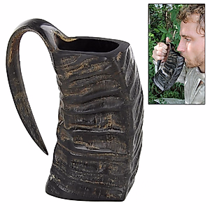 Norse Elite Water Buffalo Horn Drinking Mug