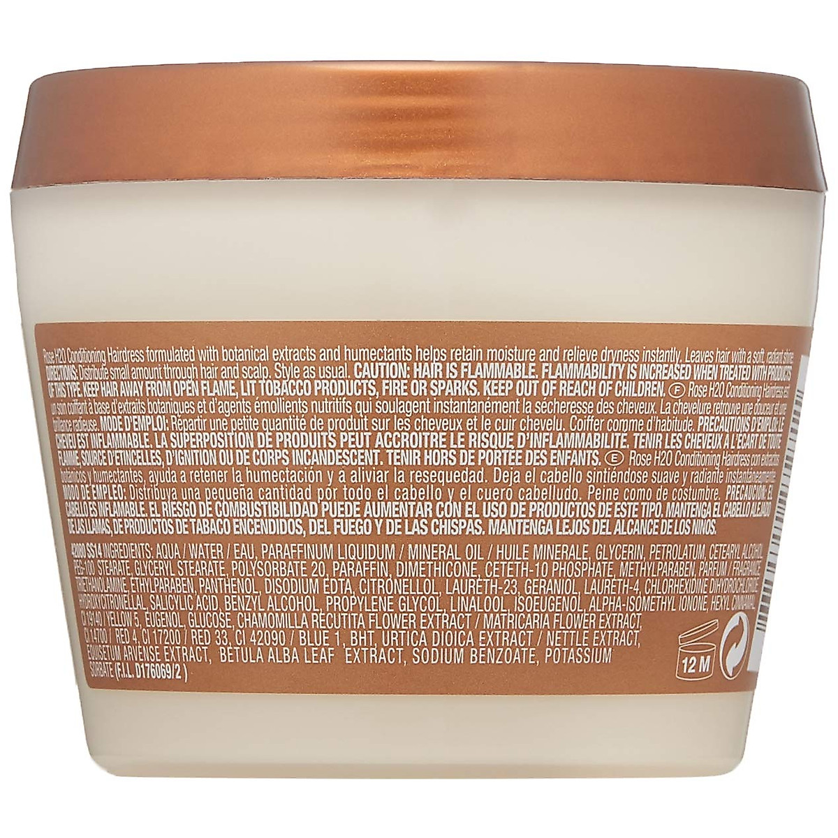 Mizani Hairdress Rose H2O | Conditioning Hairdress | Relieves Itchy Scalps | for All Hair Types | 8 Oz