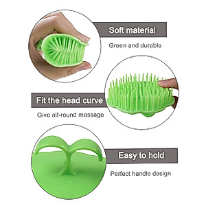 DF DUALFERV Hair Scalp Massager Shampoo Brush, 6 Pcs Scalp Brush Shower, Soft Scalp Scrubber for Dandruff, Scalp Exfoliator Brush for Adults, Children and Pets