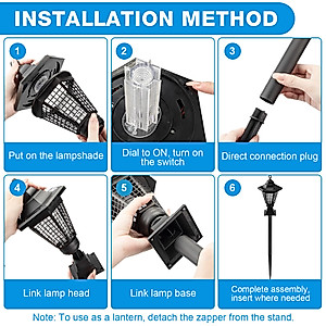 4 Pack Solar Bug Zapper Outdoor Waterproof Mosquito Zapper Outdoor Mosquito Repellent Trap Solar Powered Bug Lights for Outside Fly Mosquito Killer Outdoor for Home Camping Backyard (Elegant Style)