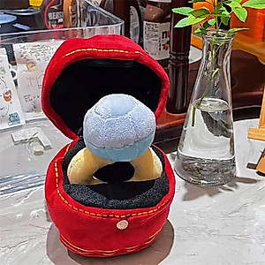 Love Ring Case Stuffed Plush Toy,Creative Ring Box Plush Toy,Plush Dog Toys Ring Box for Small Medium Large Dogs Training Playing (1PCS)