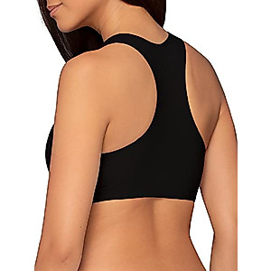 Fruit of the Loom Women's Built Up Tank Style Sports Bra Value Pack, Heather Grey W. Black/White/Black/Heather Grey W. Black/White/Black, 36