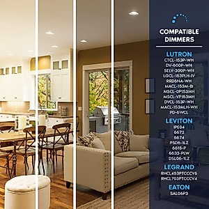 LUXRITE BR30 LED Light Bulb, 8.5W (65W Equivalent), 2700K Warm White, 650 Lumens, Energy Star, Dimmable, Damp Rated, LED Flood Light Bulb, UL Listed, E26 Medium Base