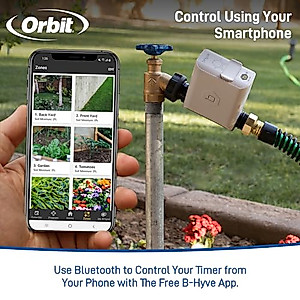 Orbit 21005 B-hyve Bluetooth Hose Faucet Timer, Gray