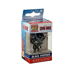 Funko POP Keychain: Captain America 3: Civil War Action Figure, Black Panther
