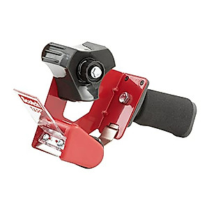 Scotch Packaging Tape Dispenser, Holds Tape up to 2" Wide, No Tape Included (ST-181),Red