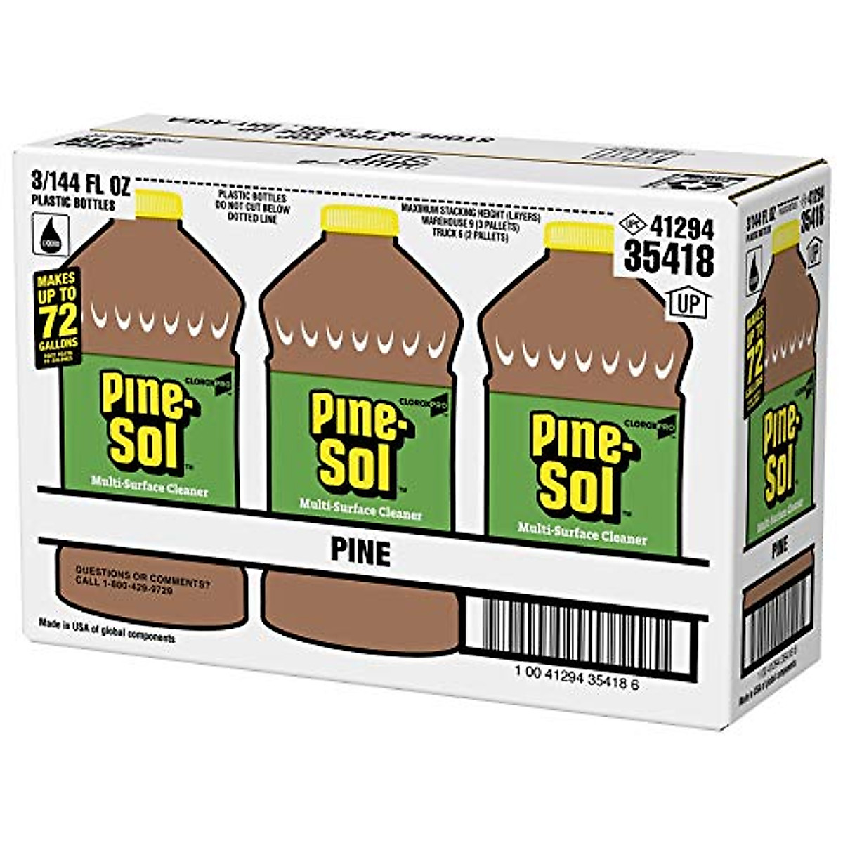 Pine-Sol® Original Cleaner, 144 Oz., Case Of 3