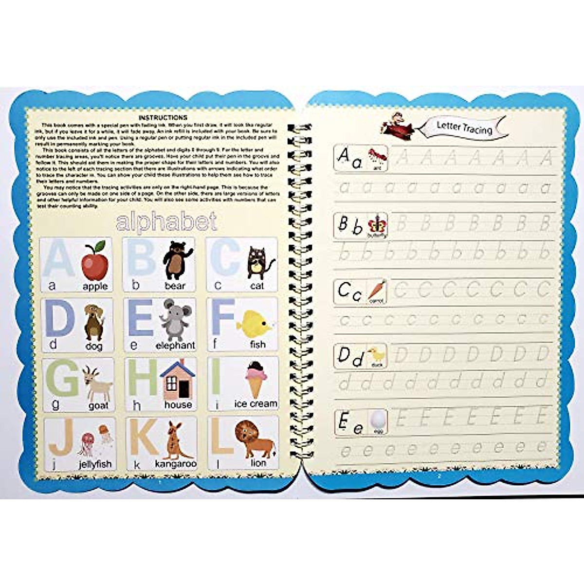 Handwriting Practice - Reusable Letter and Number Tracing Workbook