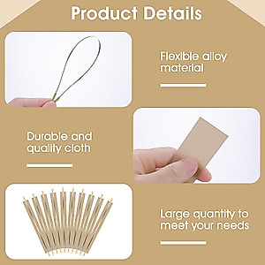 10 Pieces Impulse Sealer Replacement Parts 12 Inch Heat Seal Strips Replacement Element Grip Impulse Sealer Heating Element Service Spare Repair Kit, 300mmx2mm
