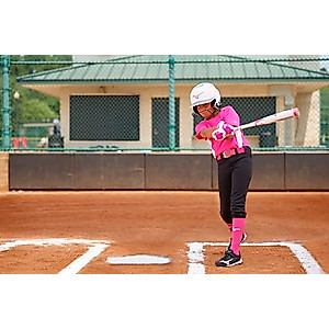 Mizuno Classic Elastic Baseball/Softball Belt , Adult One Size Fits All, Shocking Pink