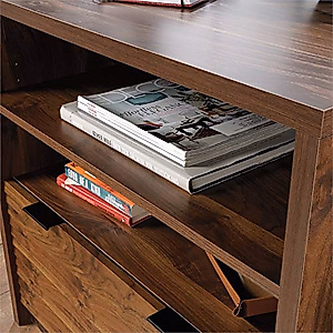 Sauder Harvey Park Engineered Wood Lateral File Storage Cabinet in Grand Walnut