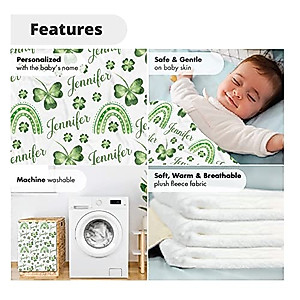 Personalized Saint Patricks Day Blanket,Rainbow St Patricks Day Blanket,Clover Blanket,Shamrock Blanket,Shamrock Throw Blanket,St Patricks Blanket,St Patricks Throw Blanket,Irish Throw Blanket