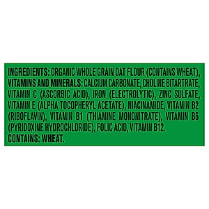 Gerber Baby Cereal, Organic Oatmeal, 8 Ounce